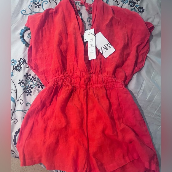 Zara | Pants & Jumpsuits | Zara Romper | Poshmark